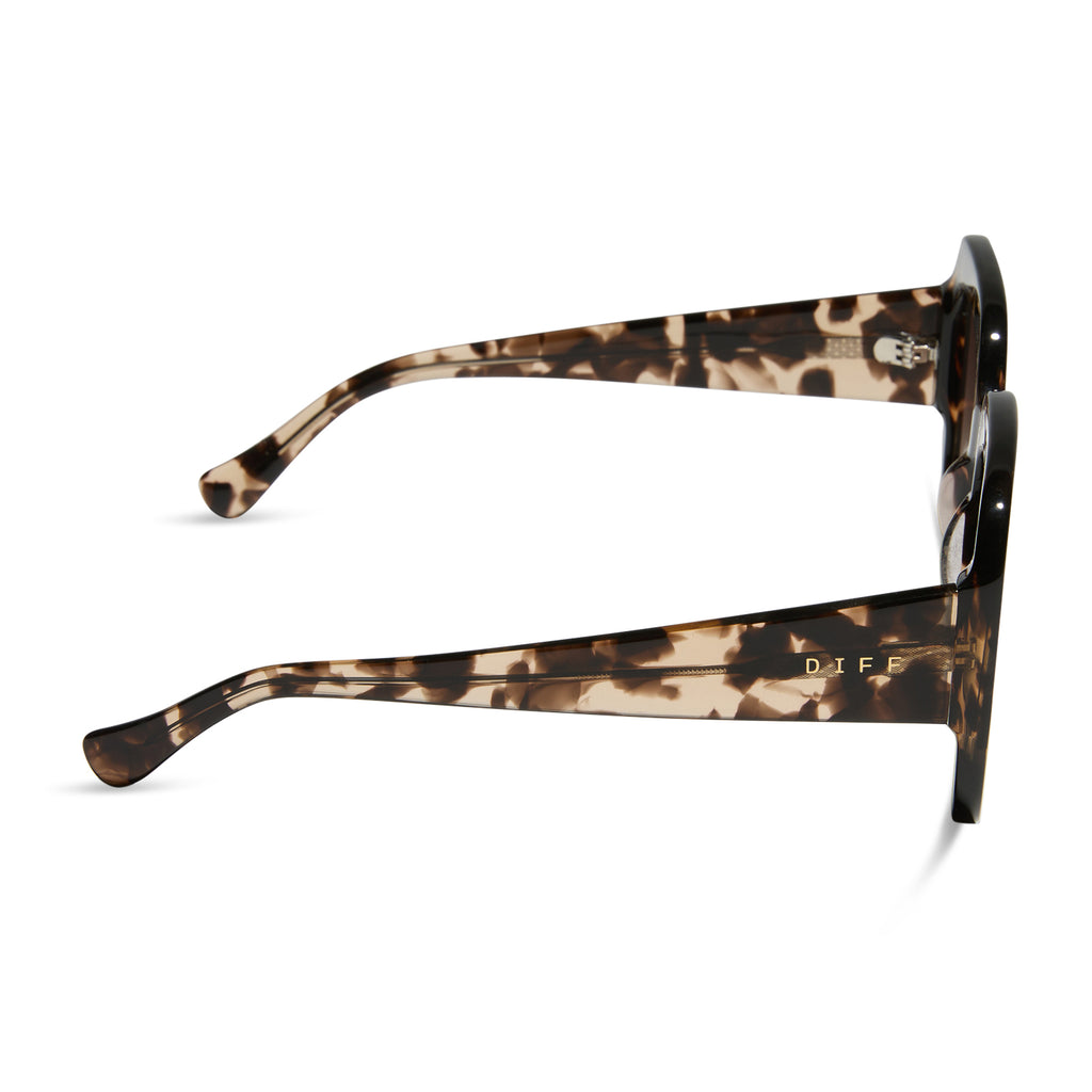 Charise Square Sunglasses | Espresso Tort & Brown Gradient | DIFF Eyewear
