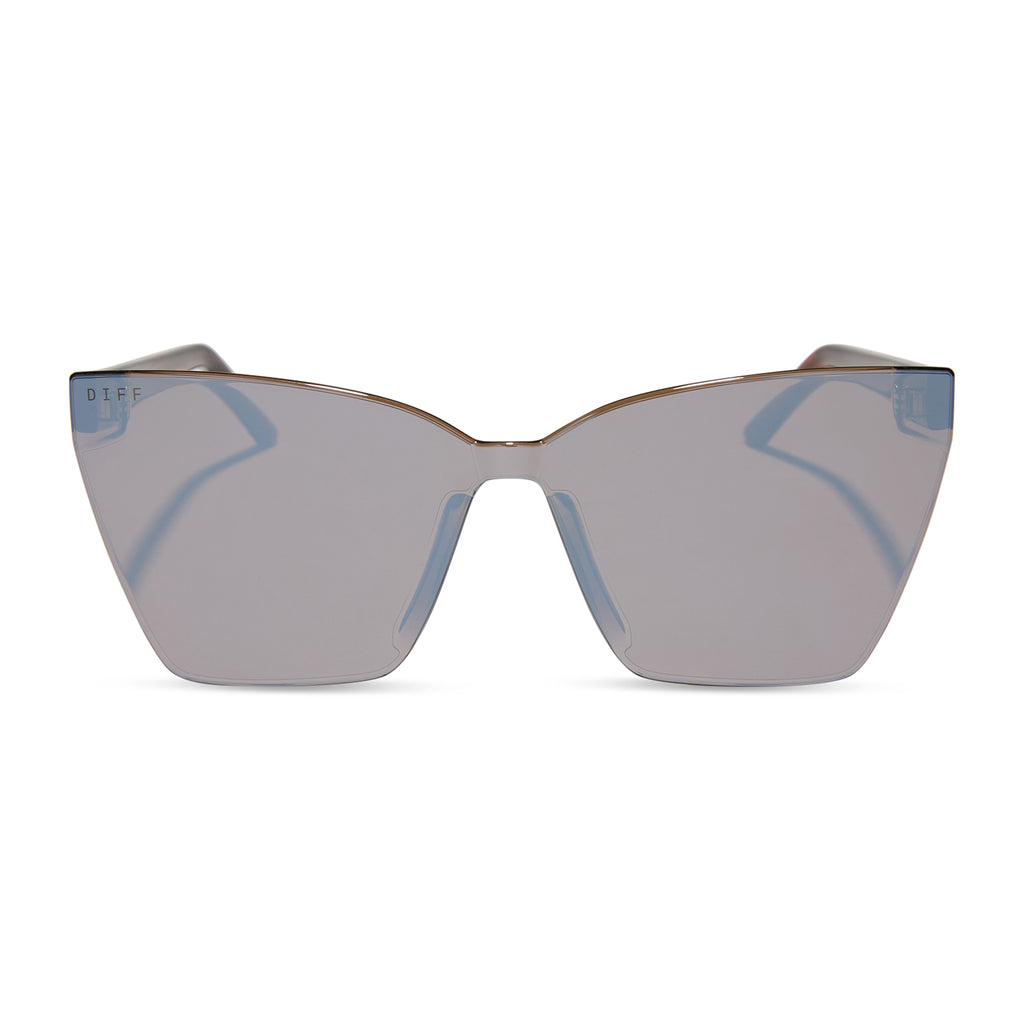 Goldie Cateye Sunglasses Sequoia Tortoise And Brown Gold Flash Diff