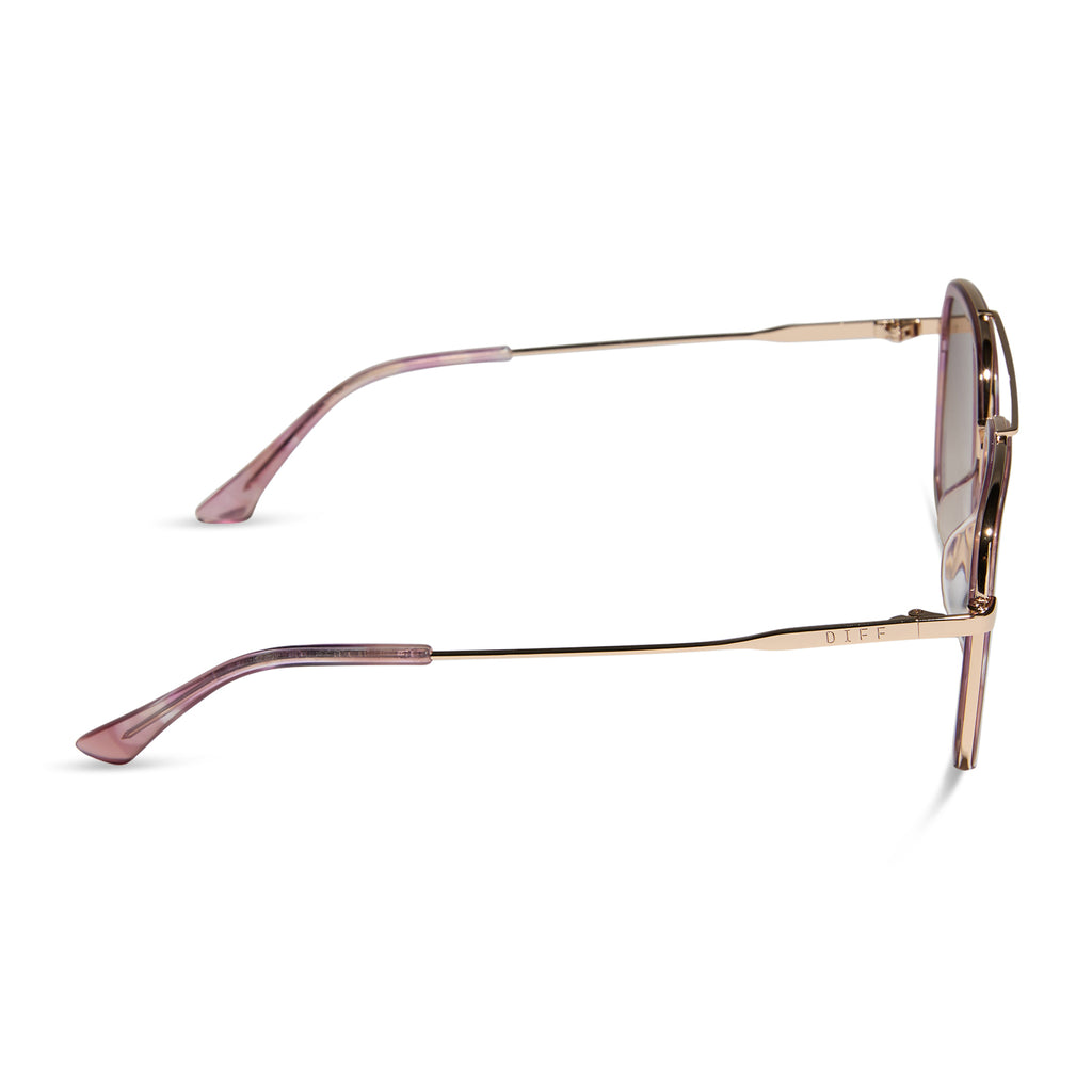 Jordan Navigator Sunglasses Gold And Brown Gradient Diff Eyewear