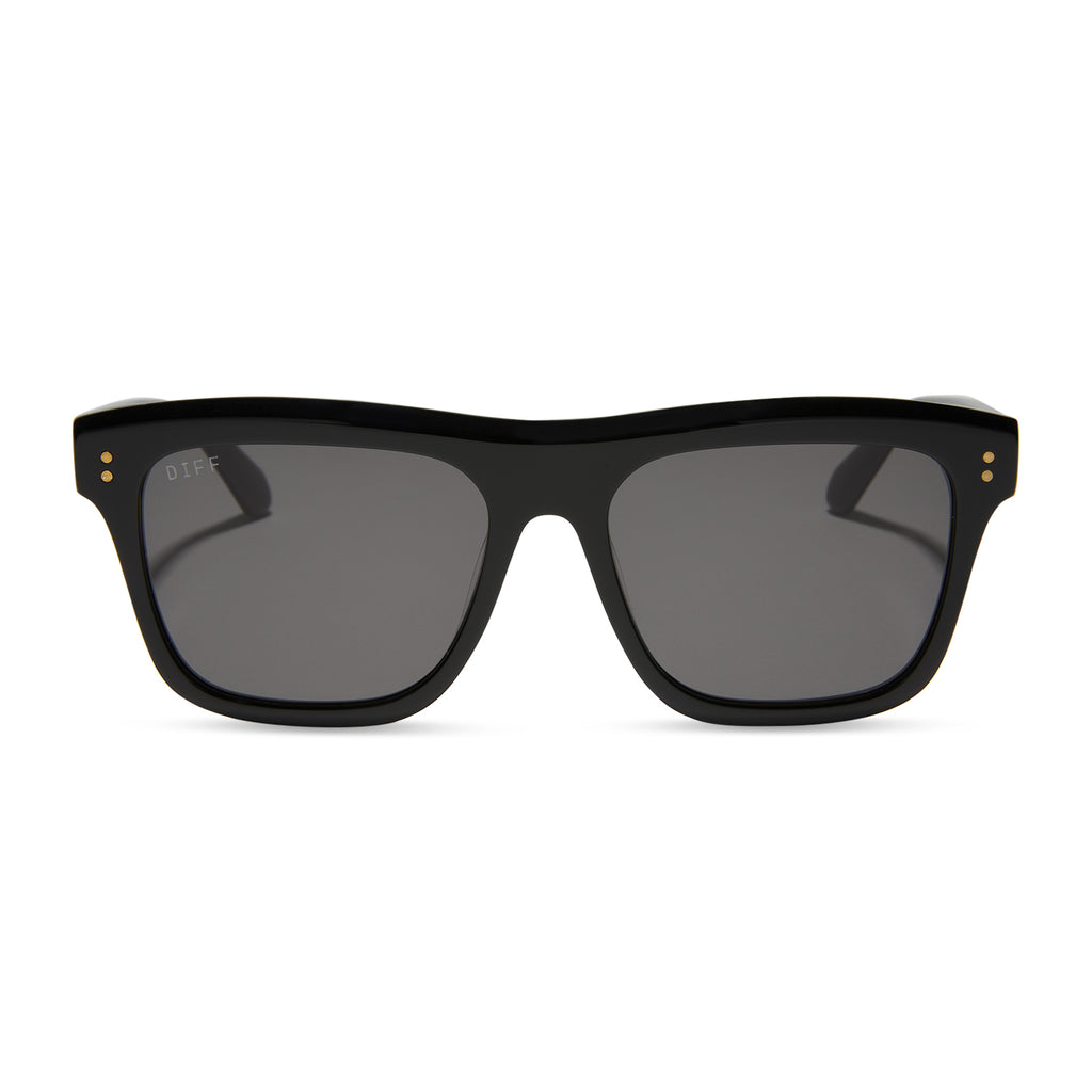 Sammy Square Sunglasses Black And Grey Diff Eyewear