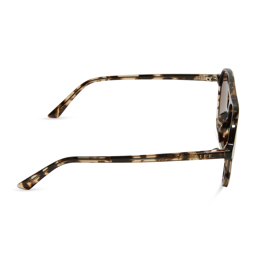 Tosca Ii Aviator Sunglasses Espresso Tortoise And Brown Gradient