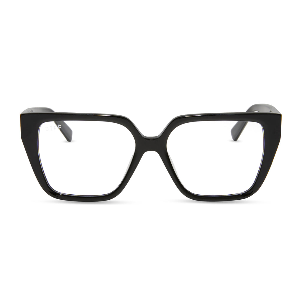 Olive Square Prescription Glasses Black Diff Eyewear
