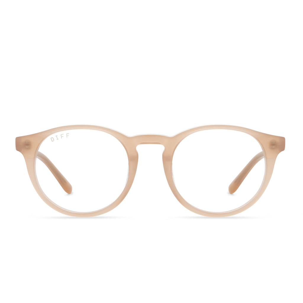 Sawyer Round Glasses Rustique And Clear Blue Light Technology Diff