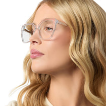 Maisie Cat Eye Prescription Glasses | Opalescent Pink | Diff Eyewear