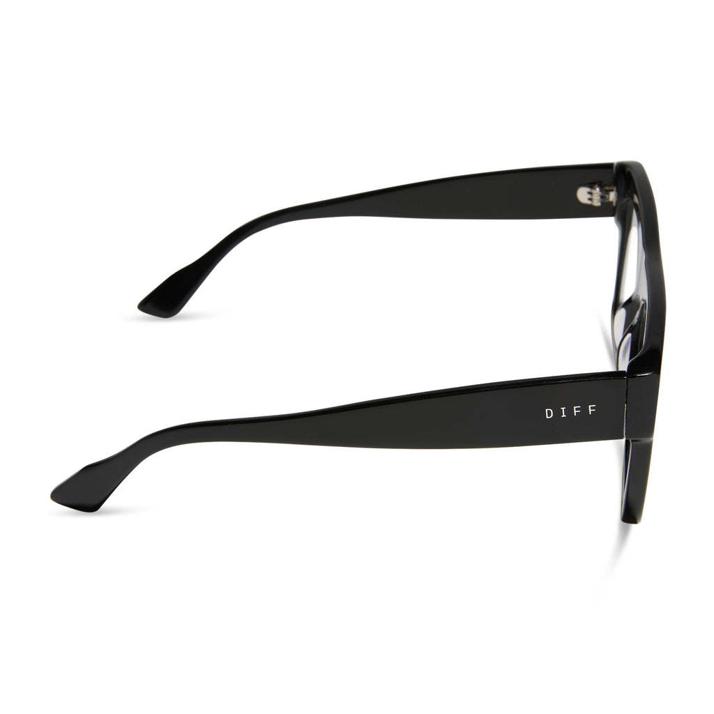 Roberts Rectangle Glasses | Black | DIFF Eyewear
