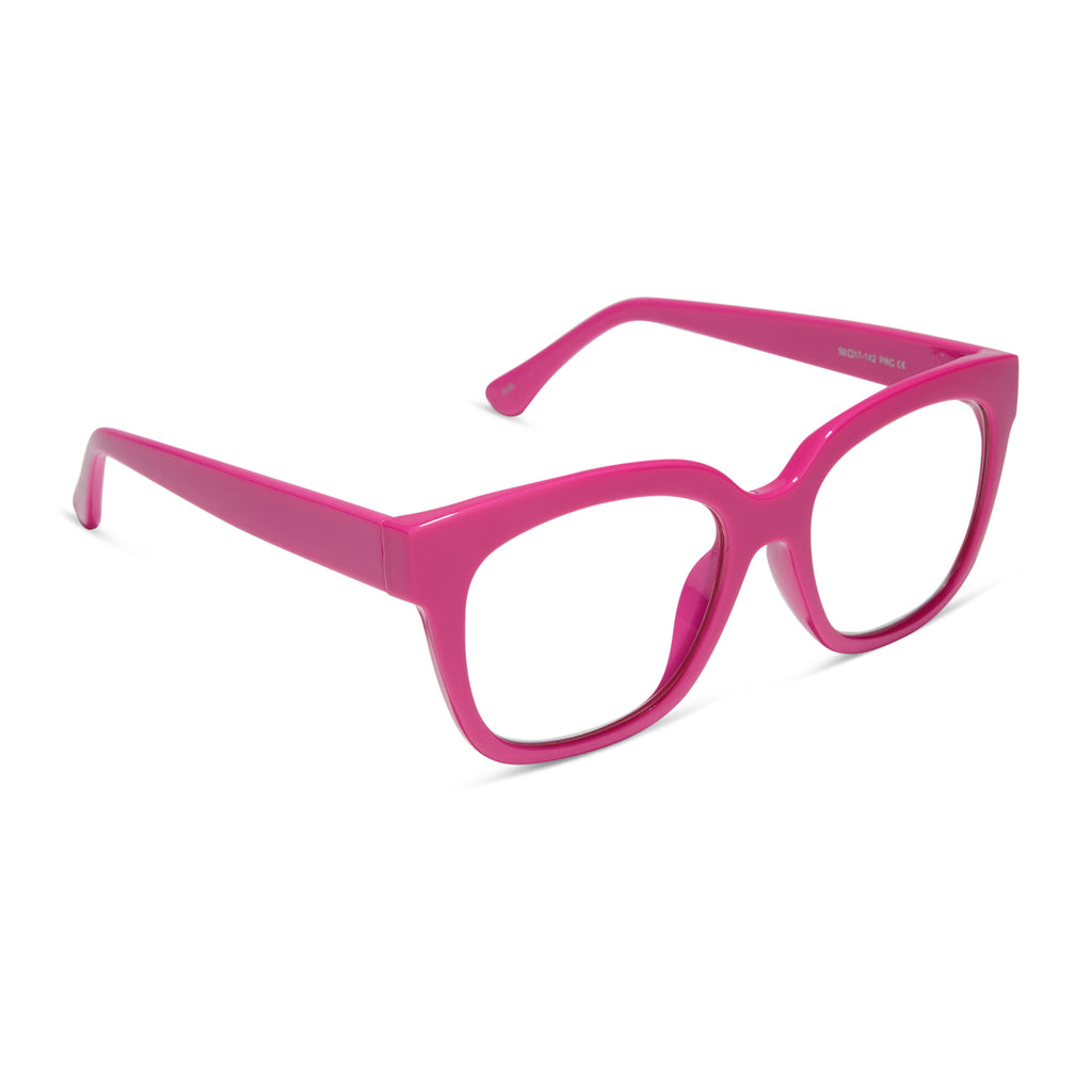 Ava Square Readers | Peony Pink | DIFF Eyewear