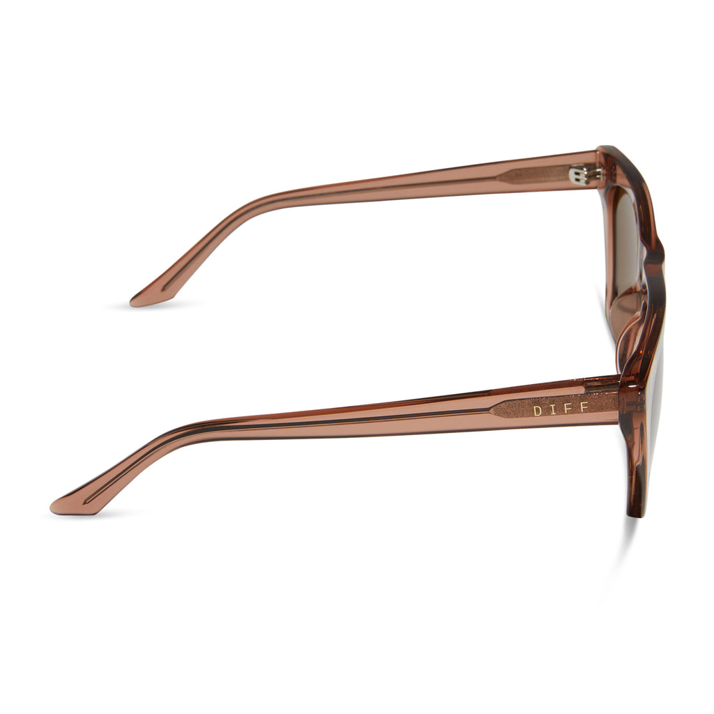 Avril Cat Eye Sunglasses | Cafe Ole & Brown Polarized | DIFF Eyewear