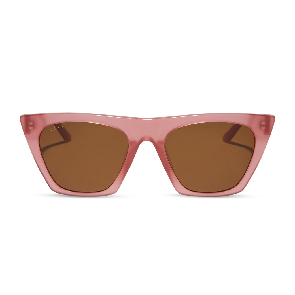 Avril Cat Eye Sunglasses | Black & Grey | DIFF Eyewear