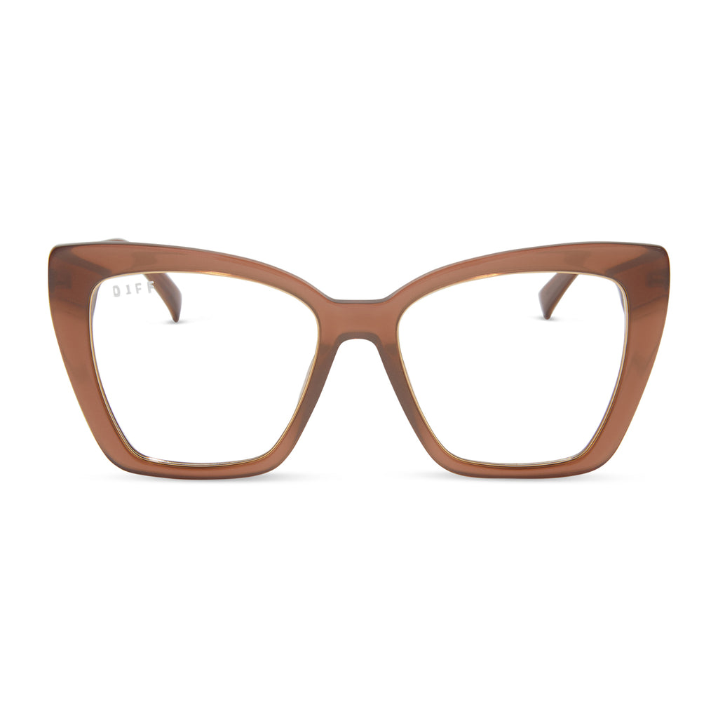 Becky IV XS Cat Eye Glasses | Macchiato | Diff Eyewear