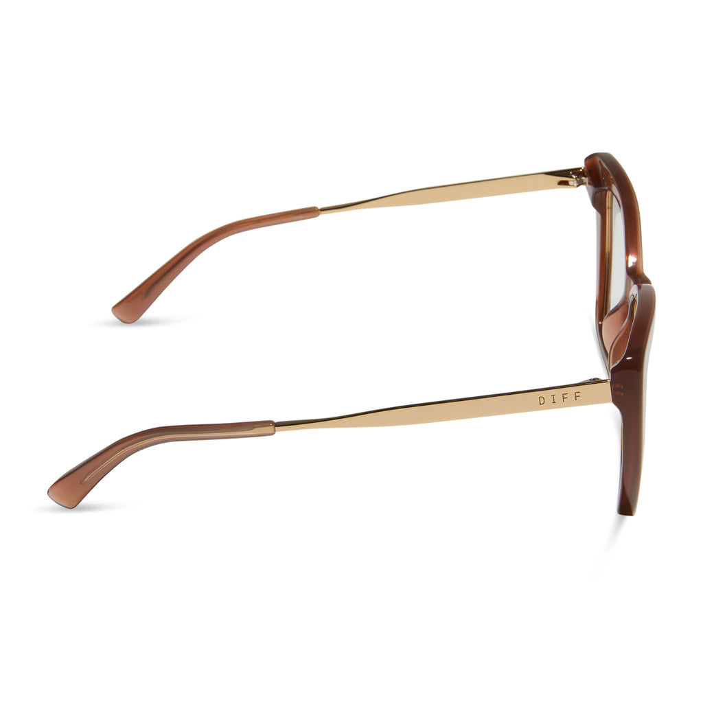 Becky IV XS Cat Eye Glasses | Macchiato | Diff Eyewear