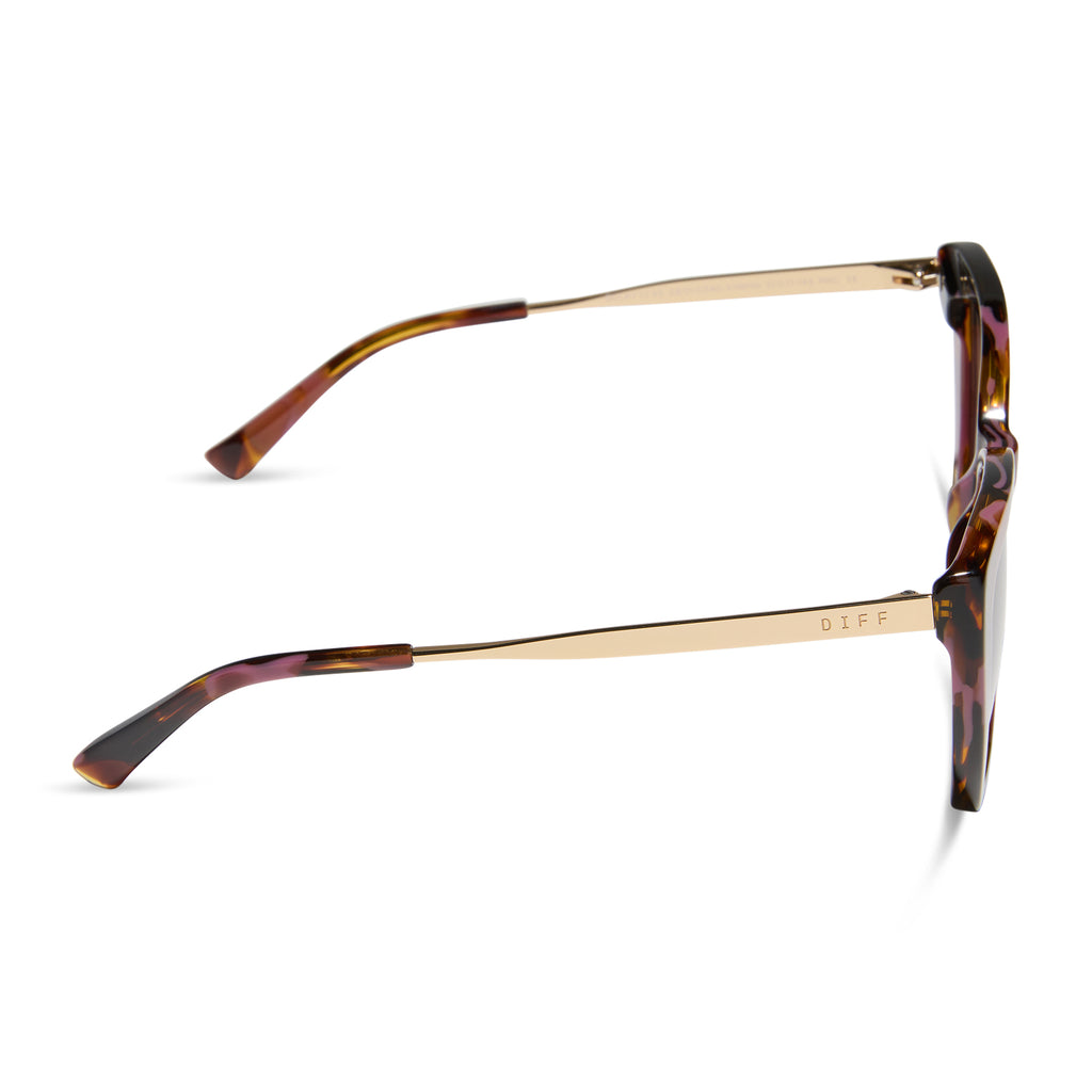 Becky IV XS Cat Eye Sunglasses | Torino Tortoise & Brown | DIFF Eyewear