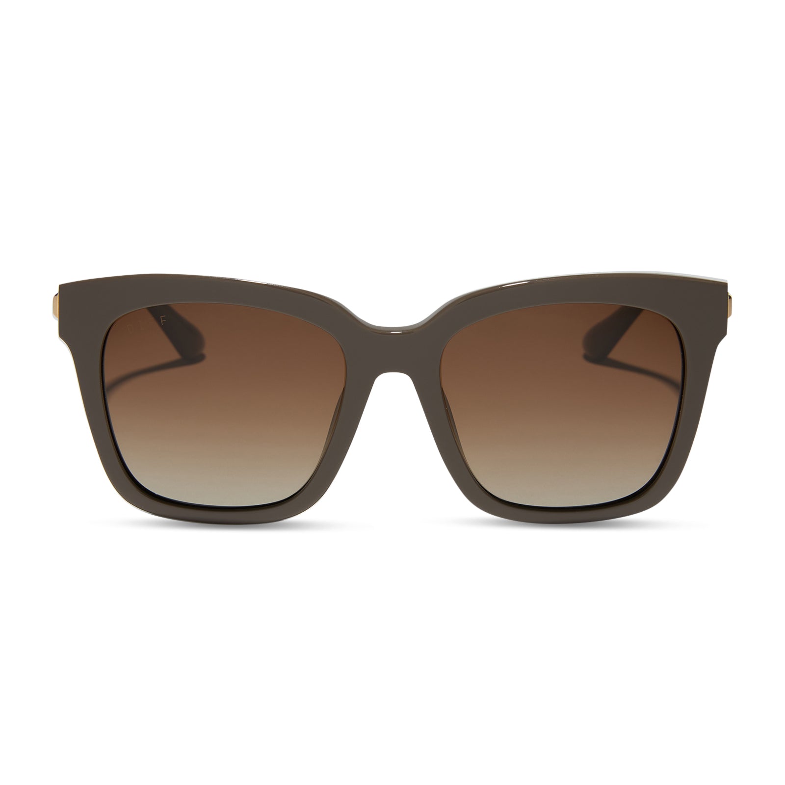 Bella Square Sunglasses | London Stone & Truffle Gradient | DIFF Eyewear