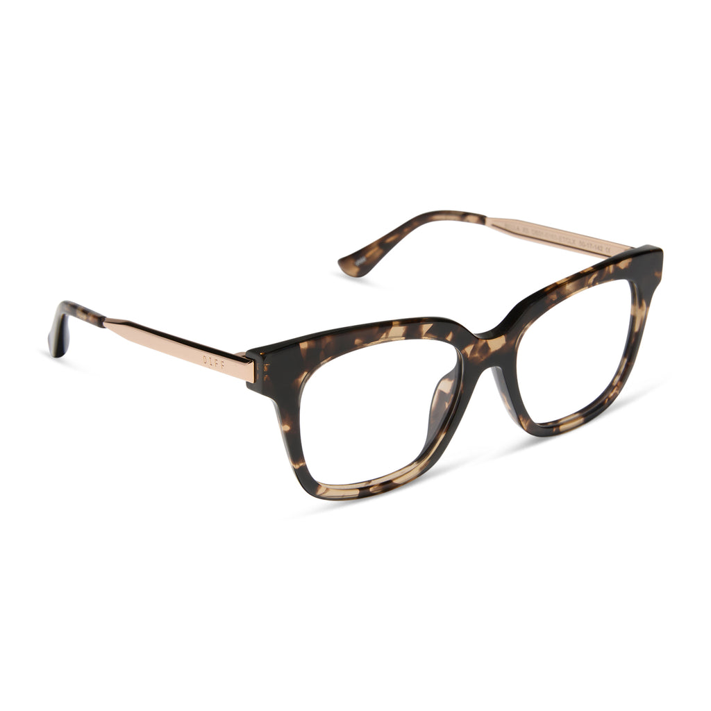 Bella XS Square Glasses | Espresso Tortoise | DIFF Eyewear