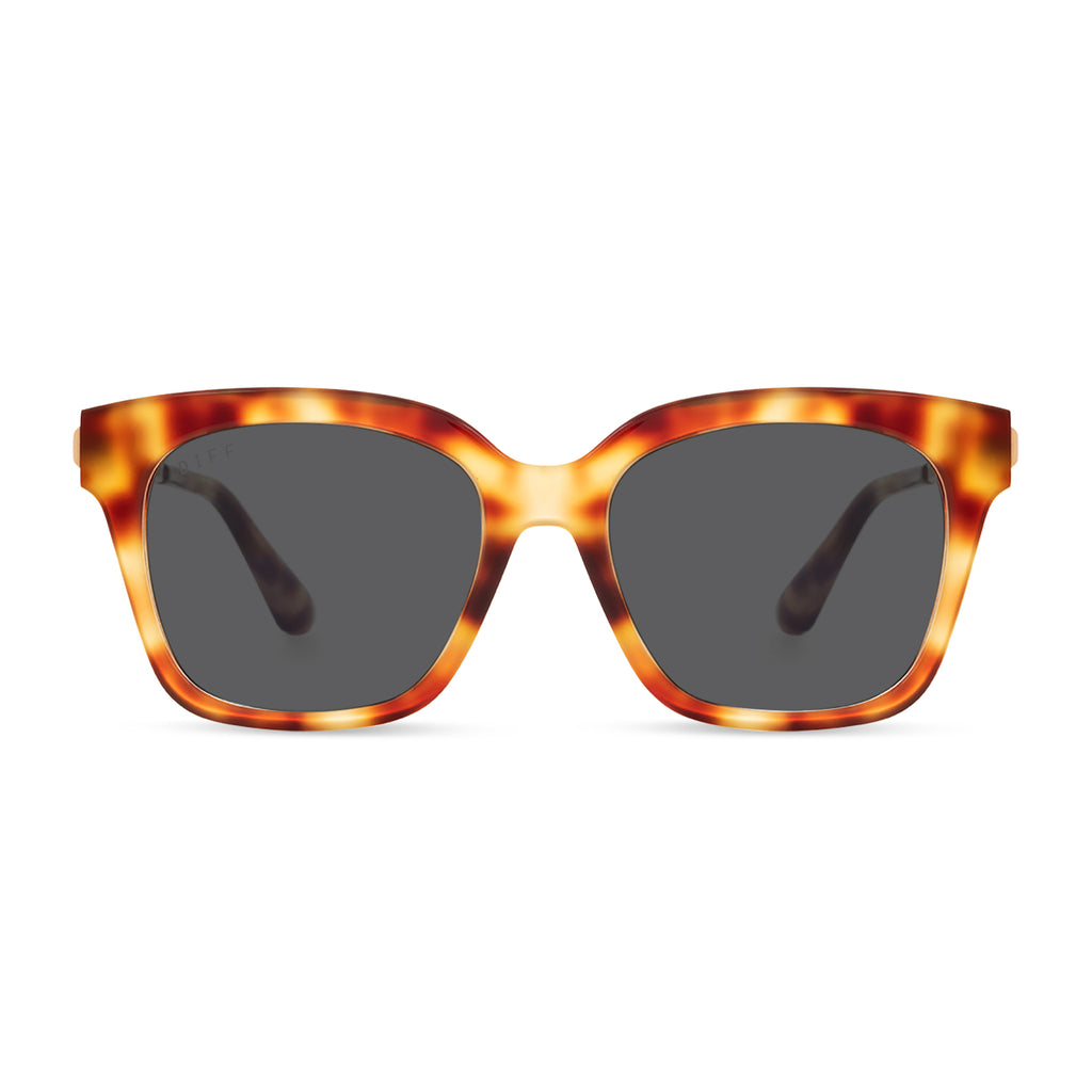 Bella XS Square Sunglasses | Solstice Tortoise & Grey | DIFF Eyewear