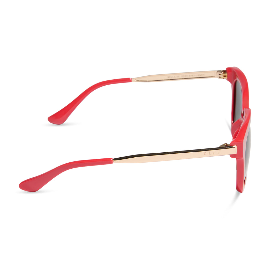 Bella XS Square Sunglasses | Sunset & Grey | DIFF Eyewear