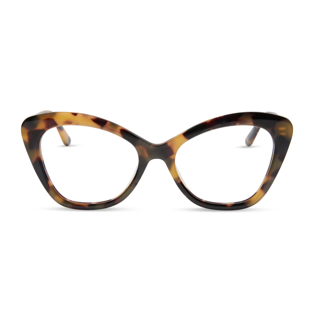 Betty Cat Eye Prescription Glasses | Brown Kombu | DIFF Eyewear