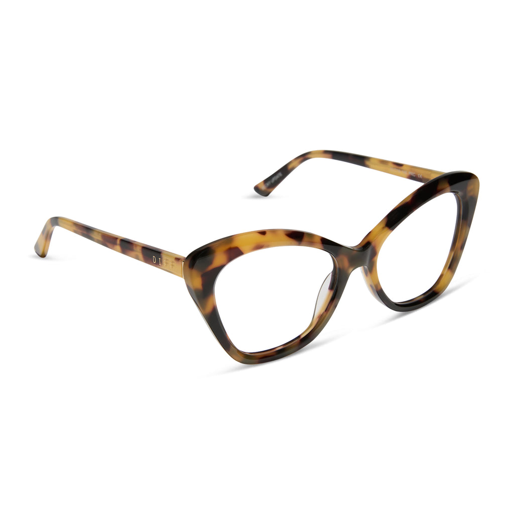 Betty Cat Eye Prescription Glasses | Brown Kombu | DIFF Eyewear