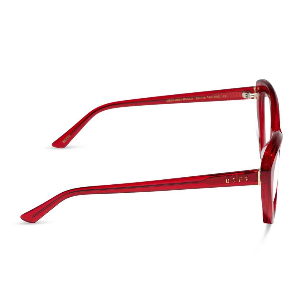 Betty Cateye Glasses | Red Hot Summer | DIFF Eyewear