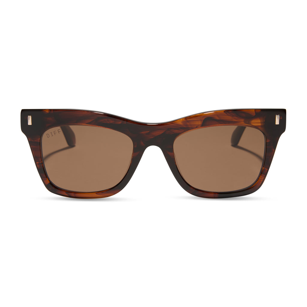 Bradley Cateye Sunglasses | Sequoia Tortoise & Brown | DIFF Eyewear
