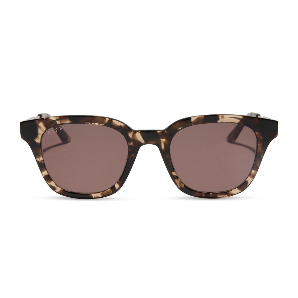 Bridget Round Sunglasses | Espresso Tort & Brown | DIFF Eyewear