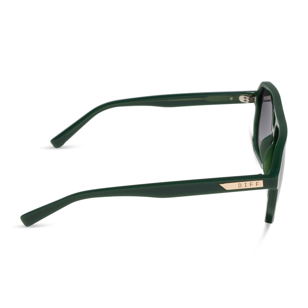 Cameron Navigator Sunglasses | Green & Grey Gradient | DIFF Eyewear