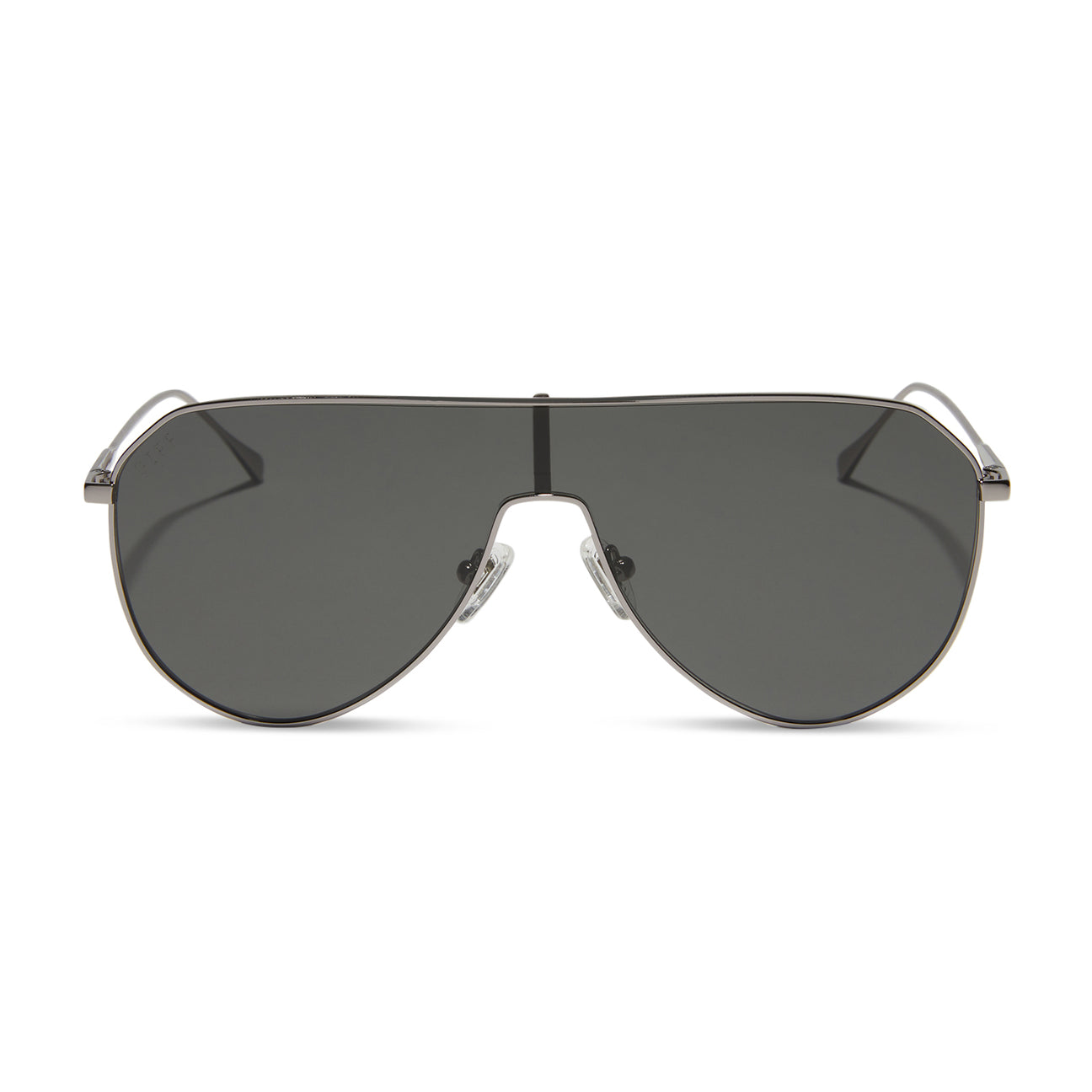 Dash SHIELD Shield Sunglasses | Gunmetal & Grey | DIFF Eyewear