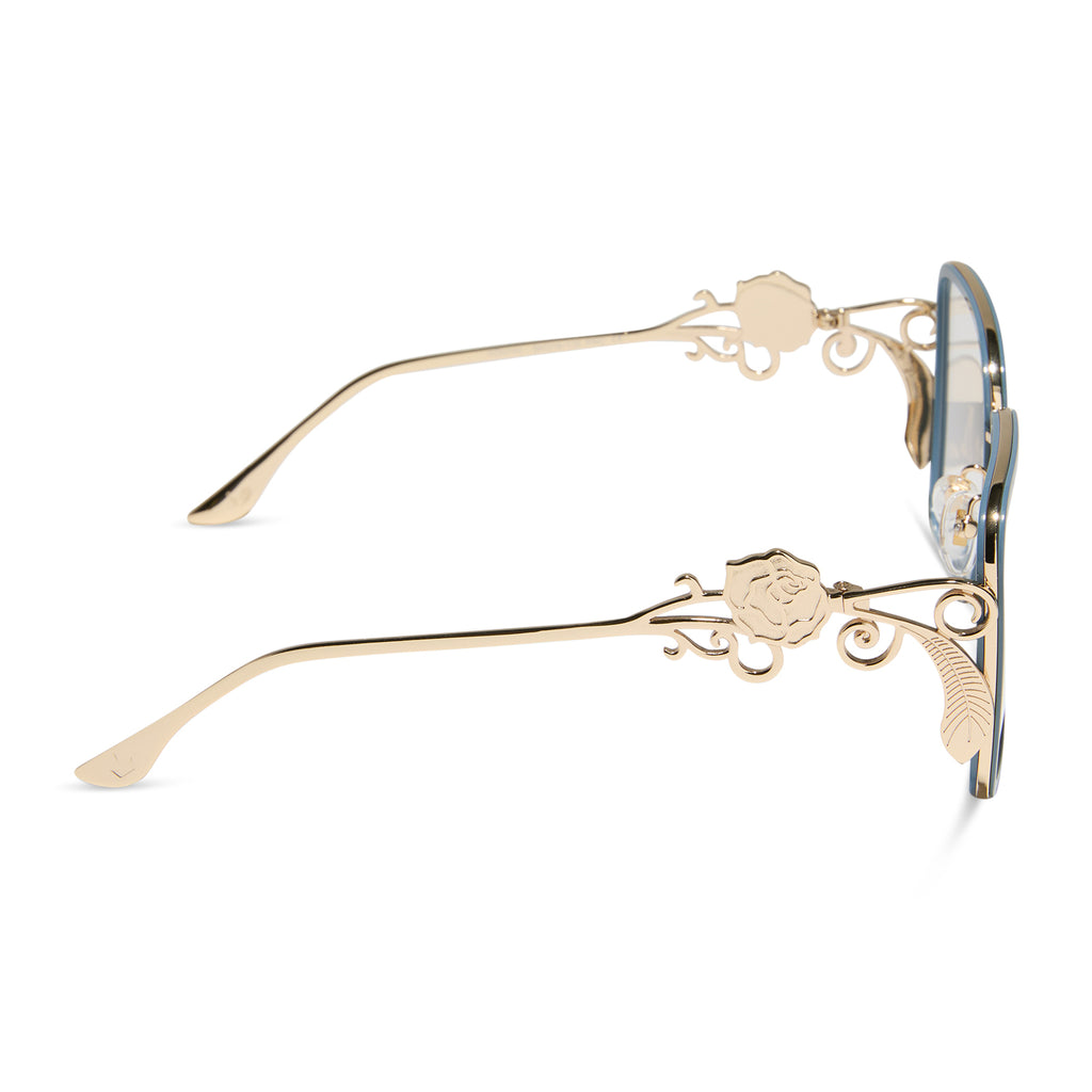 Disney Princess Belle 2.0 Glasses | Gold & Blue | DIFF Eyewear