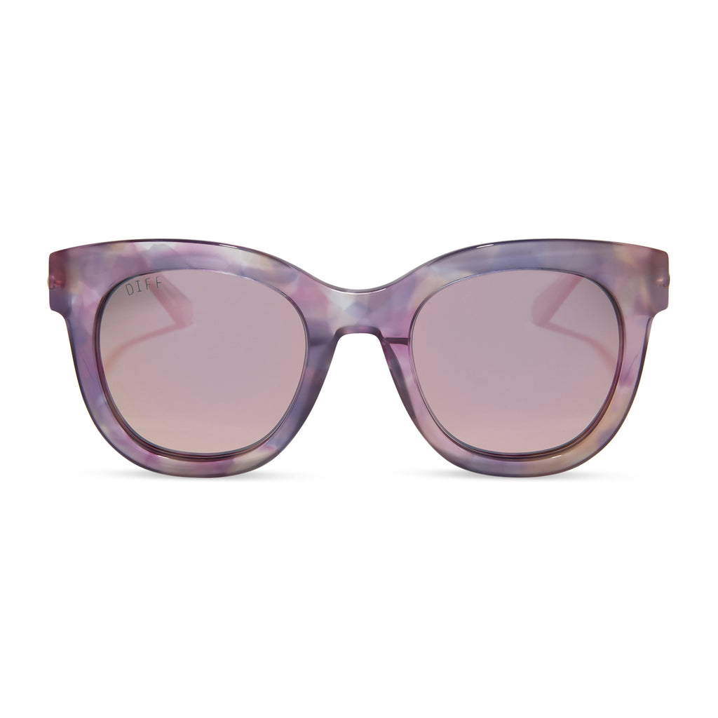 Disney Princess Rapunzel Sunglasses | Marbled Floral & Rose Pink | DIFF ...