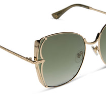 Disney Princess Tiana Sunglasses | Gold & Green Gradient | DIFF Eyewear