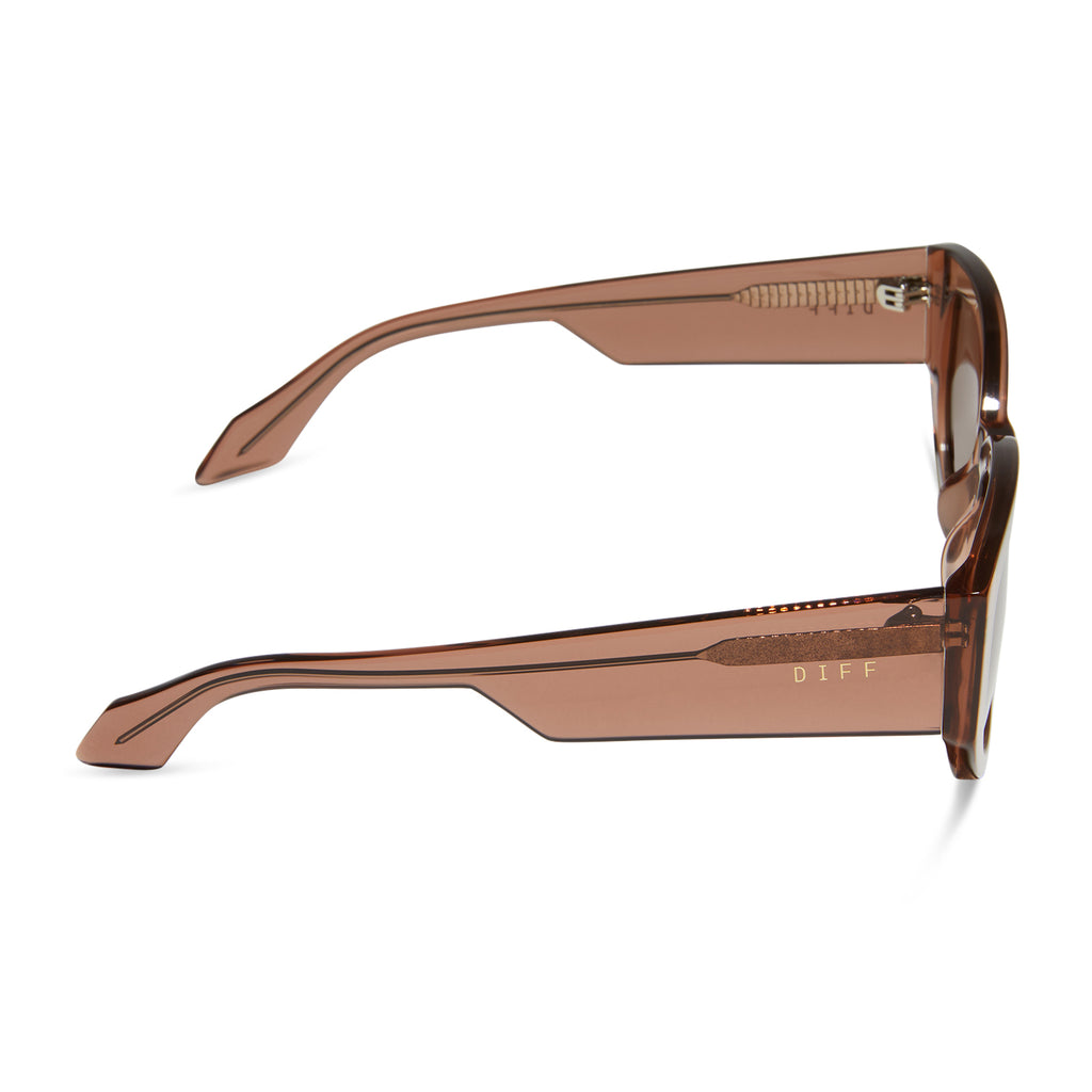 Drew Square Sunglasses | Café Ole & Brown | DIFF Eyewear
