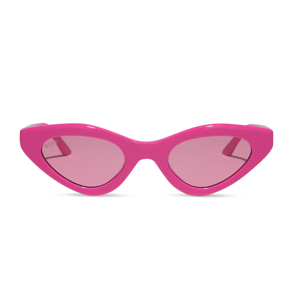 Emily In Paris Emily 2.0 Sunglasses | Pink & Pink | DIFF Eyewear
