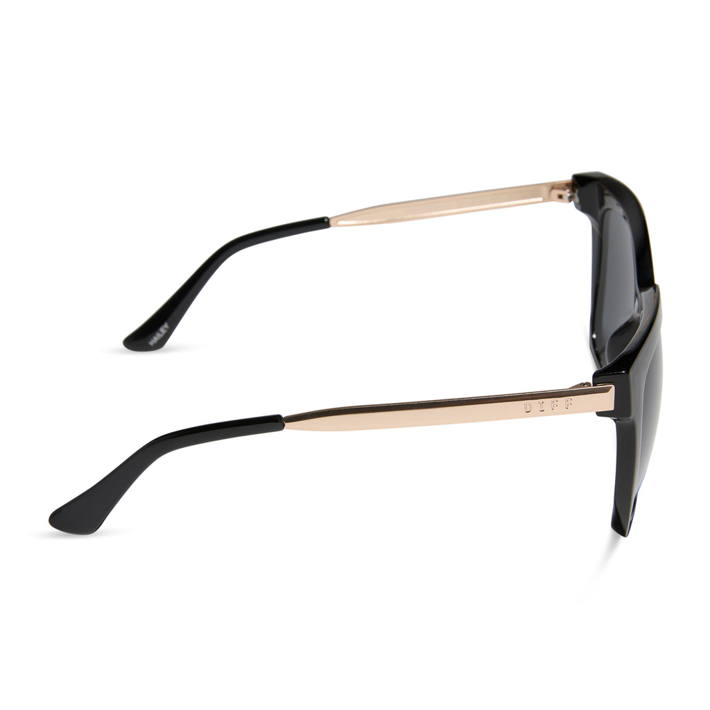 Hailey Square Sunglass Bifocal Readers| Black & Grey | DIFF Eyewear