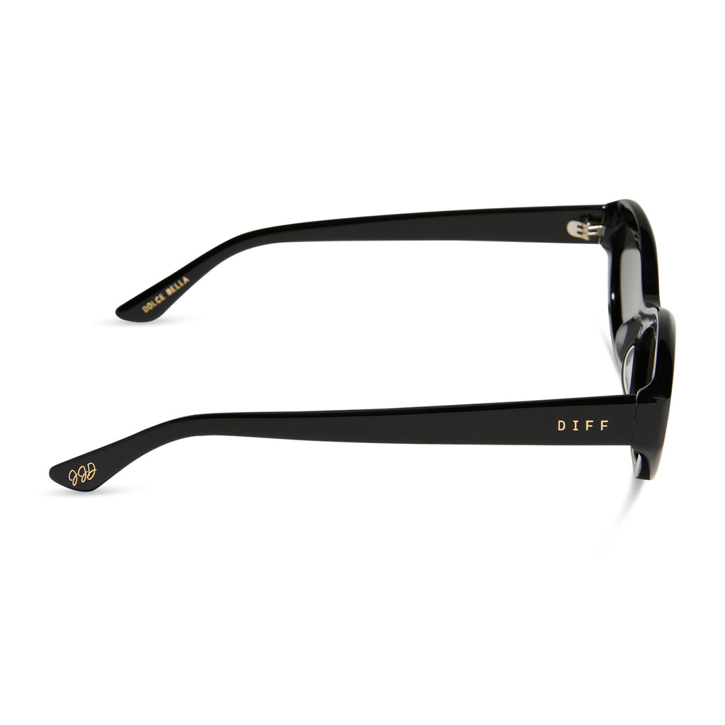 Jessie James Decker Dolce Bella Sunglasses | Black & Grey | DIFF Eyewear