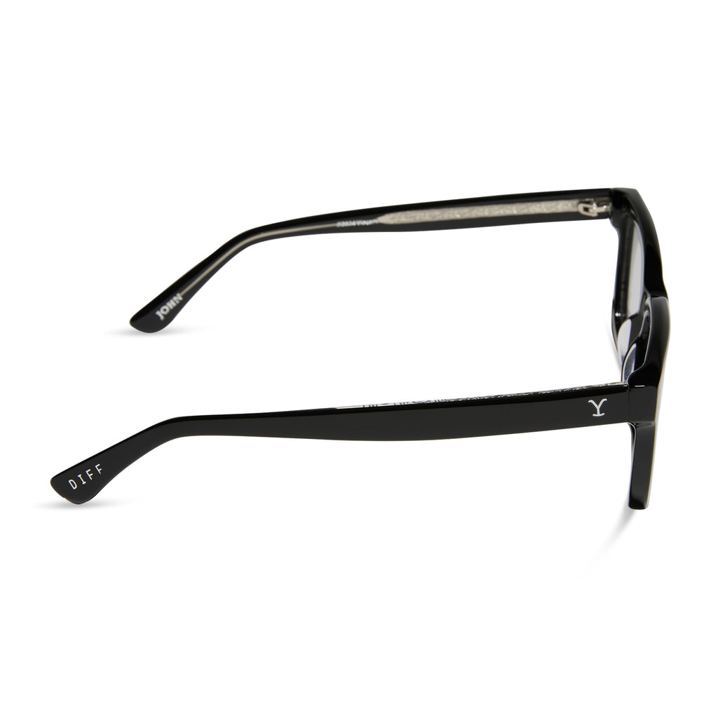 Yellowstone John Dutton Glasses | Black | DIFF Eyewear