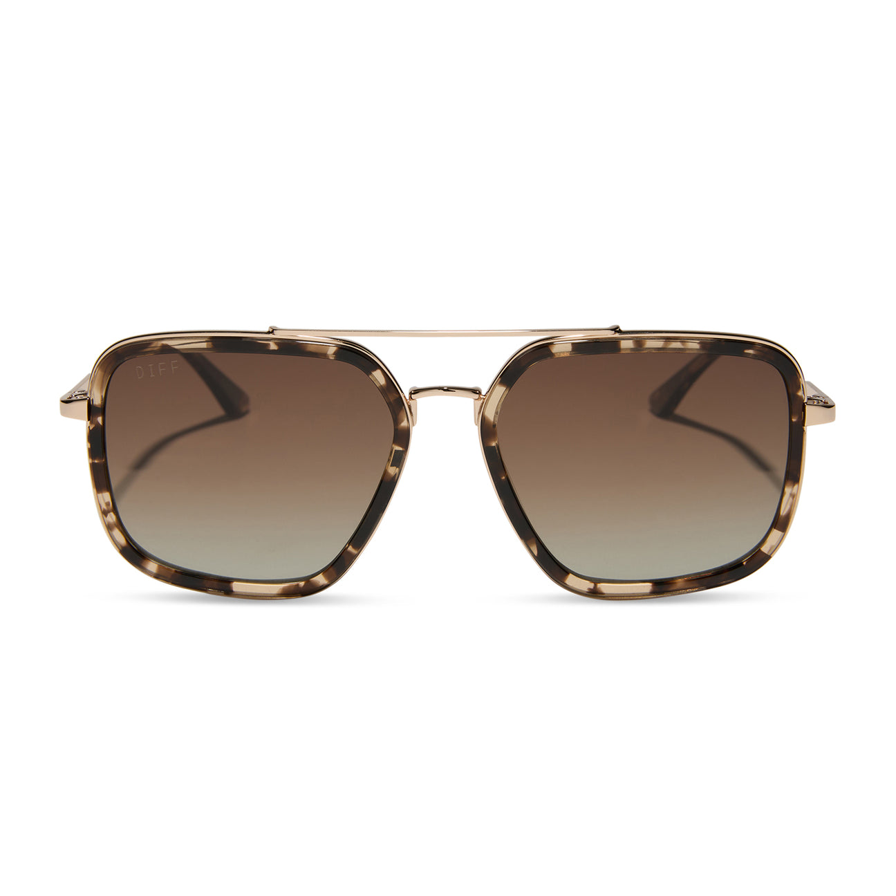 Jordan Navigator Sunglasses | Espresso Tort & Brown Gradient | DIFF Eyewear