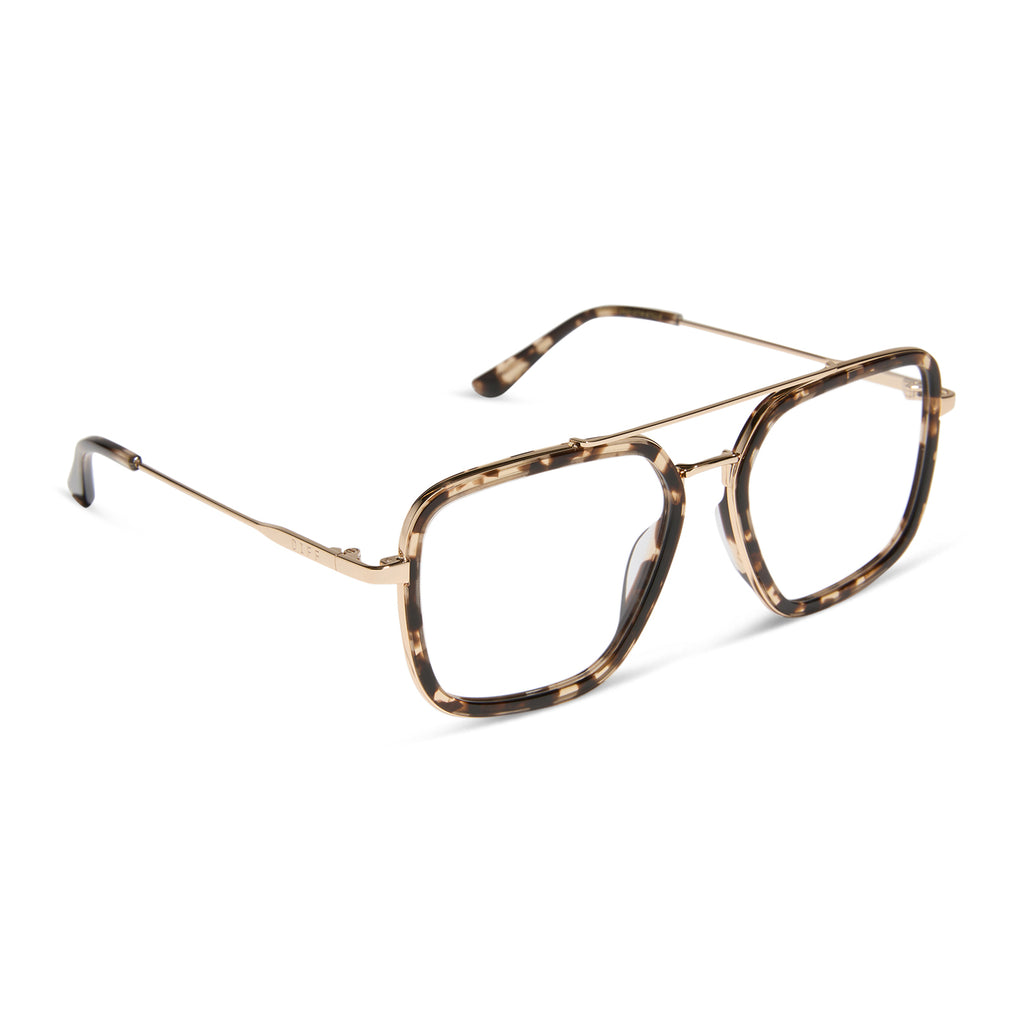 Jordan Navigator Blue Light Glasses | Espresso Tortoise | DIFF Eyewear