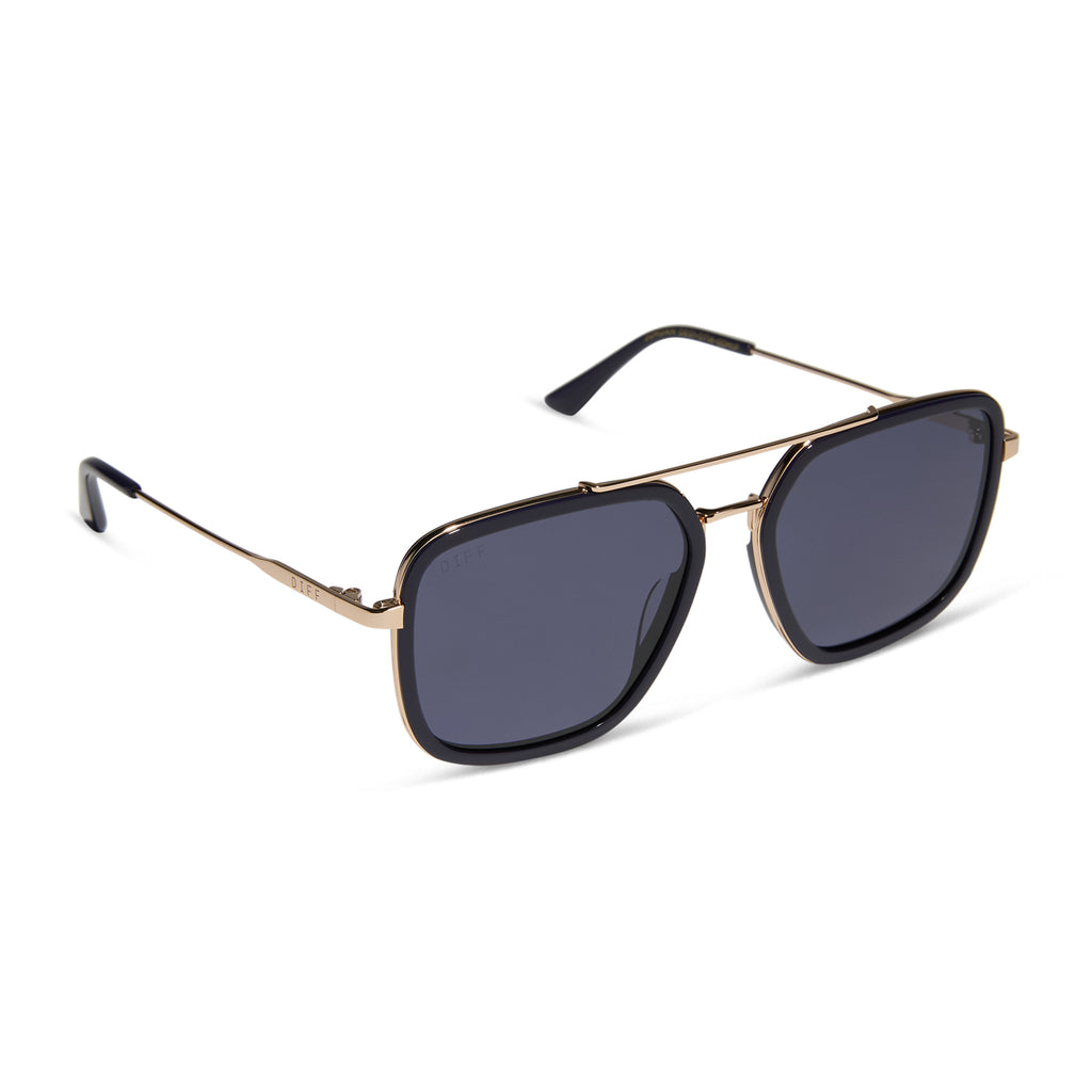 Jordan Navigator Sunglasses | Gold & Midnight | DIFF Eyewear