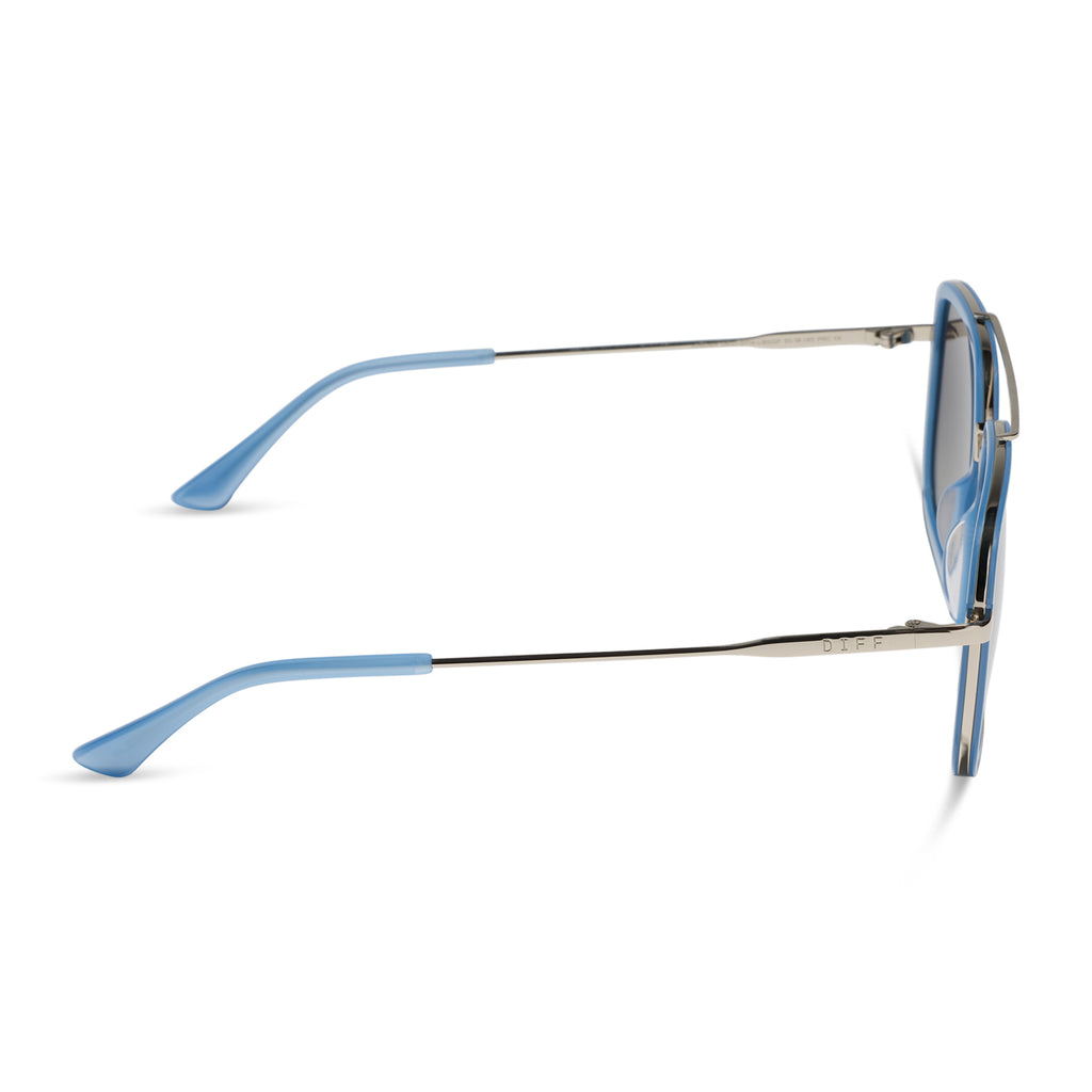 Jordan Navigator Sunglasses | Light Blue & Grey Gradient | DIFF Eyewear