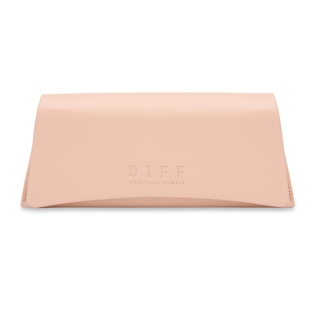 Leather Travel Case | Pink | DIFF Eyewear