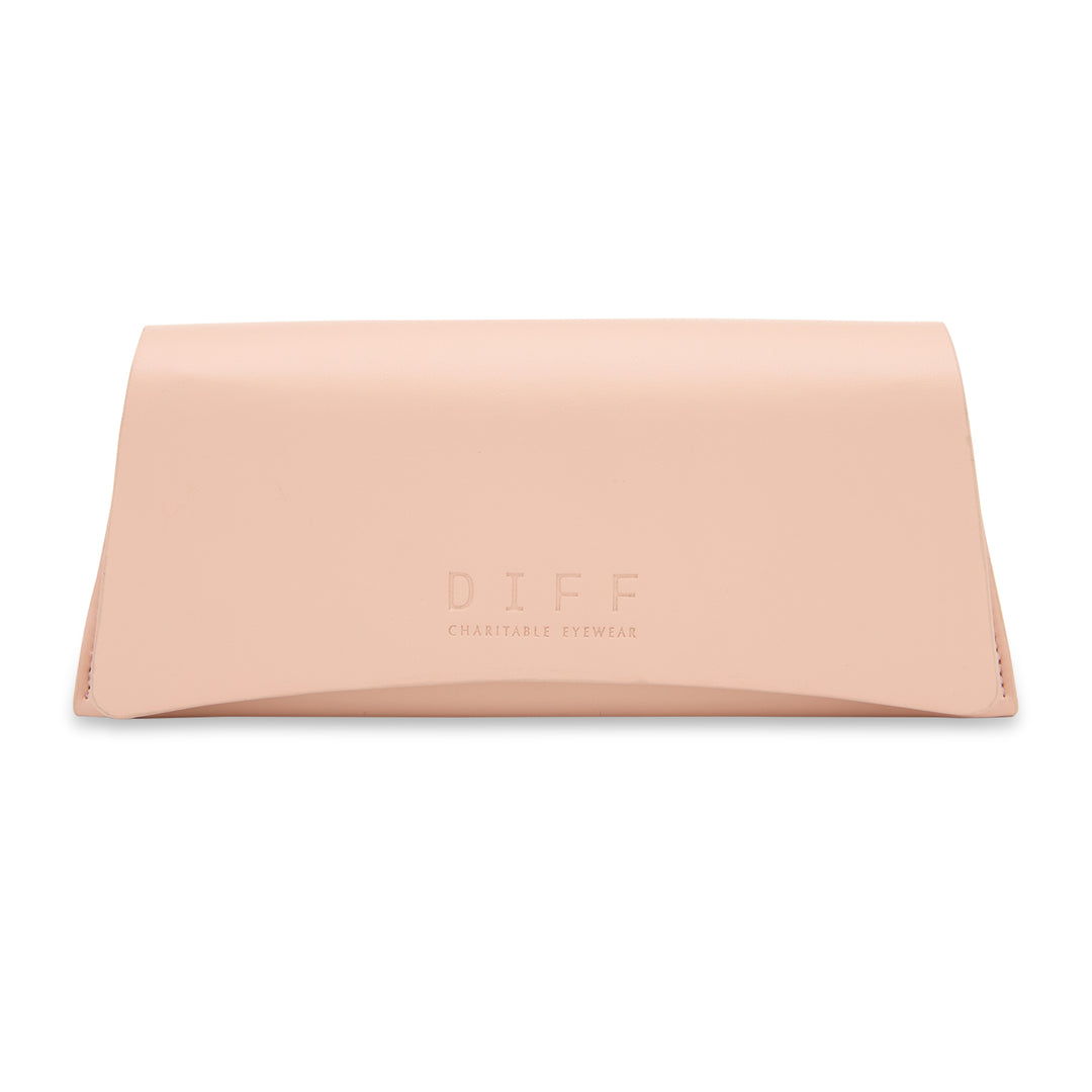 Leather Travel Case | Pink | DIFF Eyewear