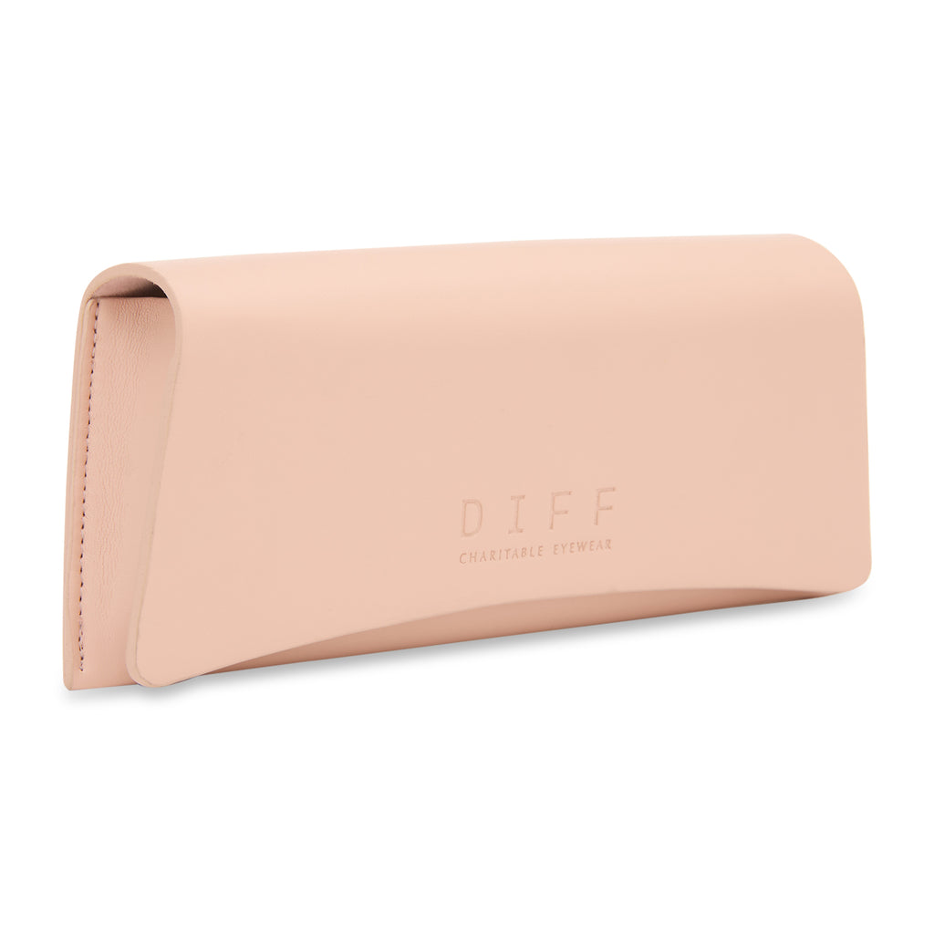 Leather Travel Case | Pink | DIFF Eyewear