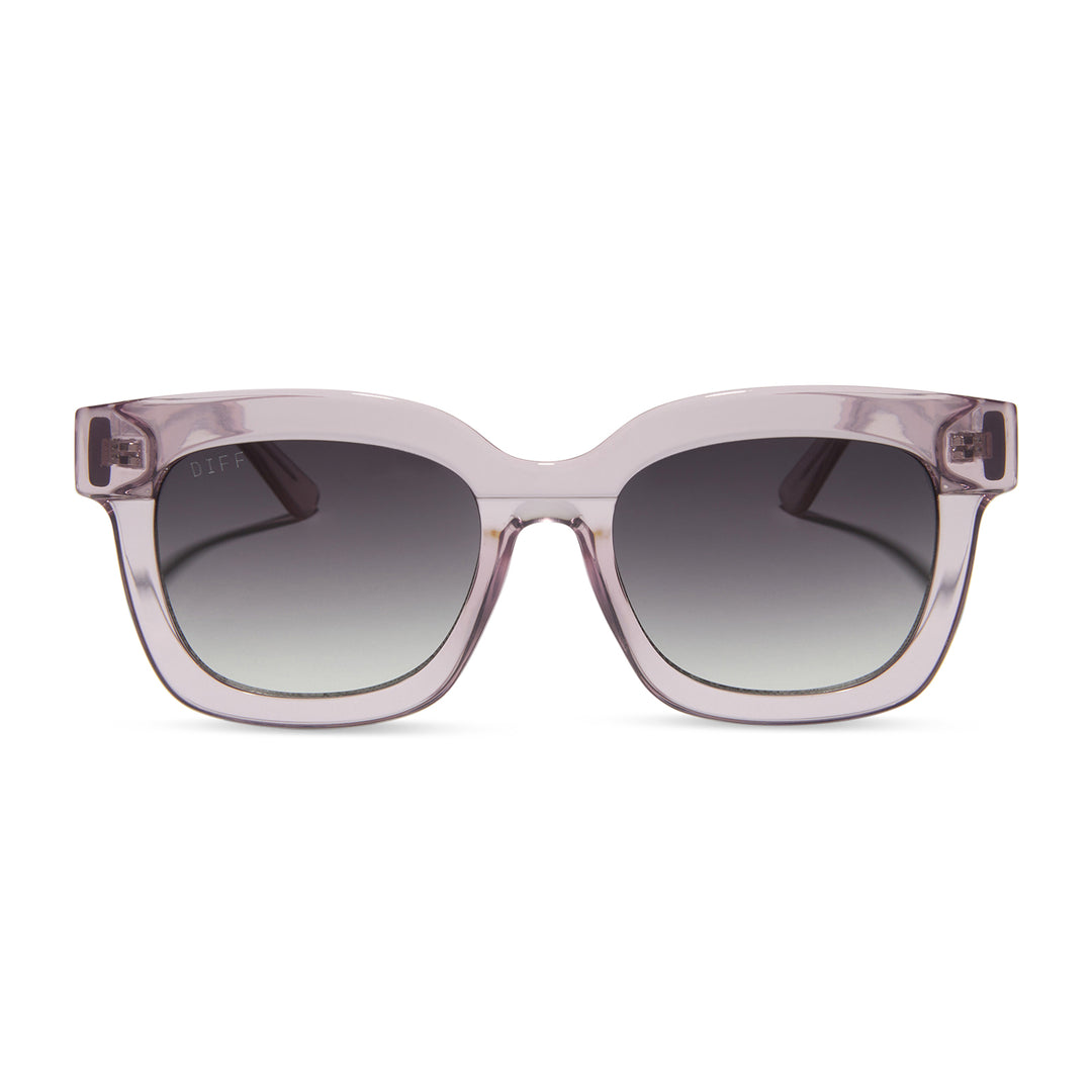 Makay Square Sunglasses | Light Pink & Grey|Gradient Diff Eyewear