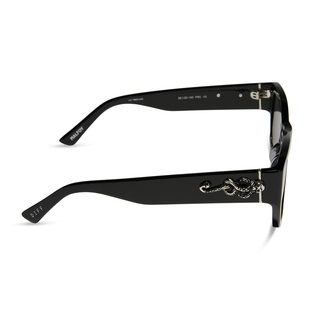 Harry Potter Malfoy Sunglasses | Black & Grey | DIFF Eyewear