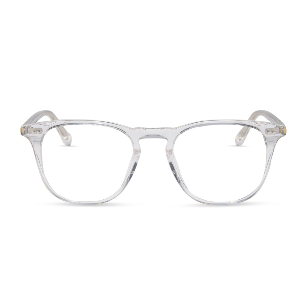 Maxwell Square Prescription Glasses | Clear Crystal | DIFF Eyewear