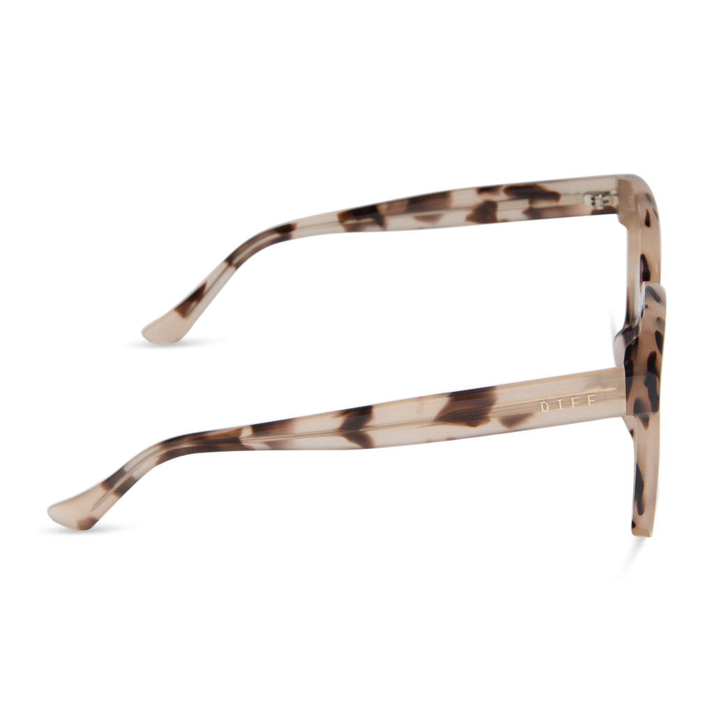 Meredith Square Prescription Glasses | Cream Tortoise | DIFF Eyewear
