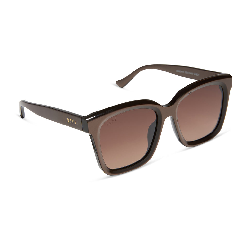 Meredith Square Sunglasses | Moscow Mule & Brown | DIFF Eyewear