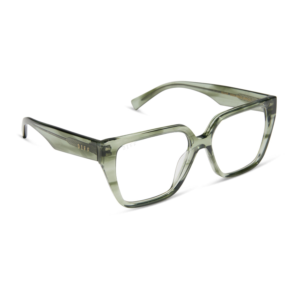 Olive Square Prescription Glasses | Cool Matcha | DIFF Eyewear