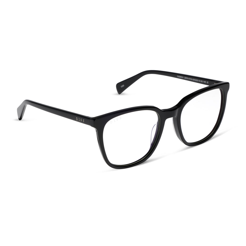 Parker Square Blue Light Glasses | Black' | DIFF Eyewear