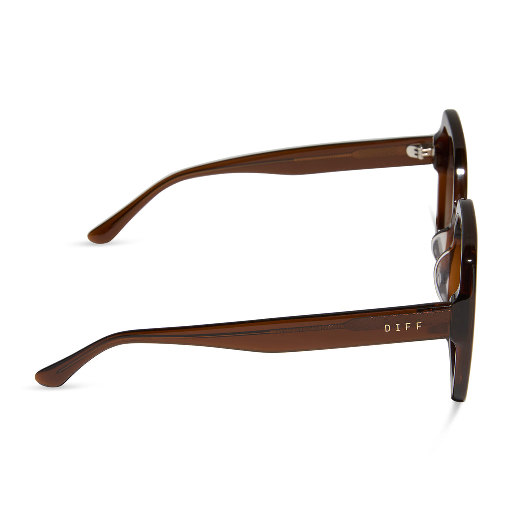 Presley Square Sunglasses Whiskey And Brown Gradient Diff Eyewear