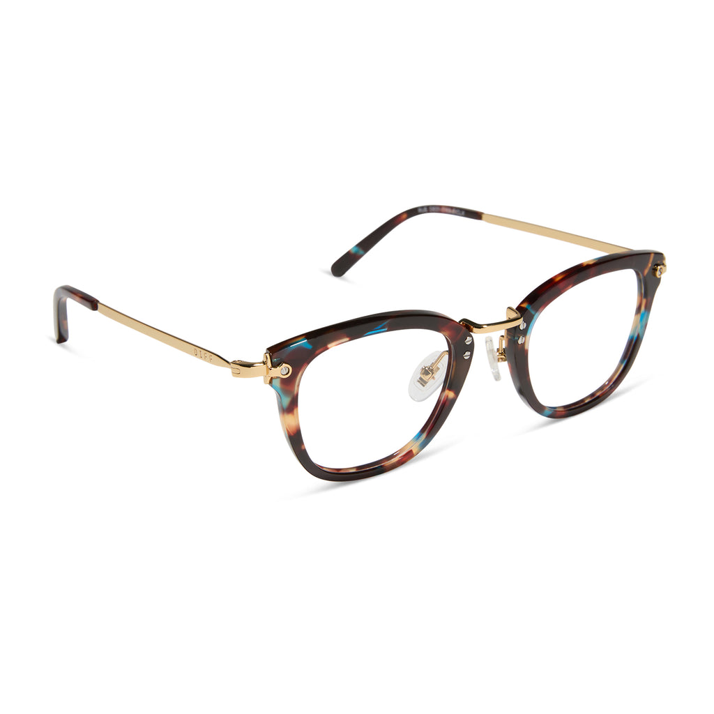 Rue Square Glasses | Confetti Tortoise | DIFF Eyewear